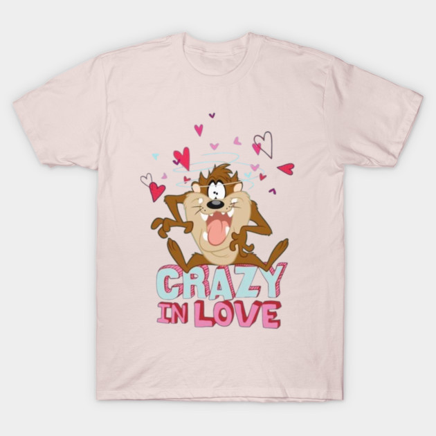 Taz Crazy In Love - Taz Valentine - T-Shirt | TeePublic