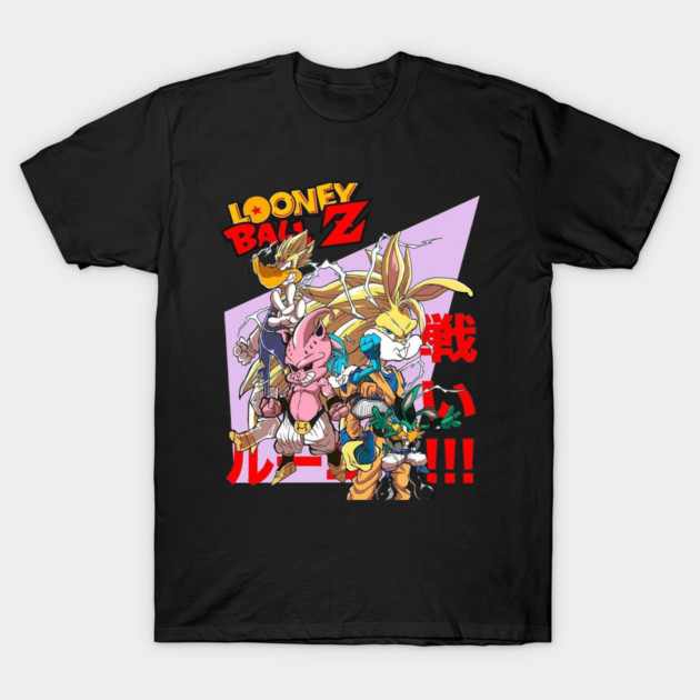 Looney Ball Z Anime Mashup - Looney Ball Z - T-Shirt | TeePublic