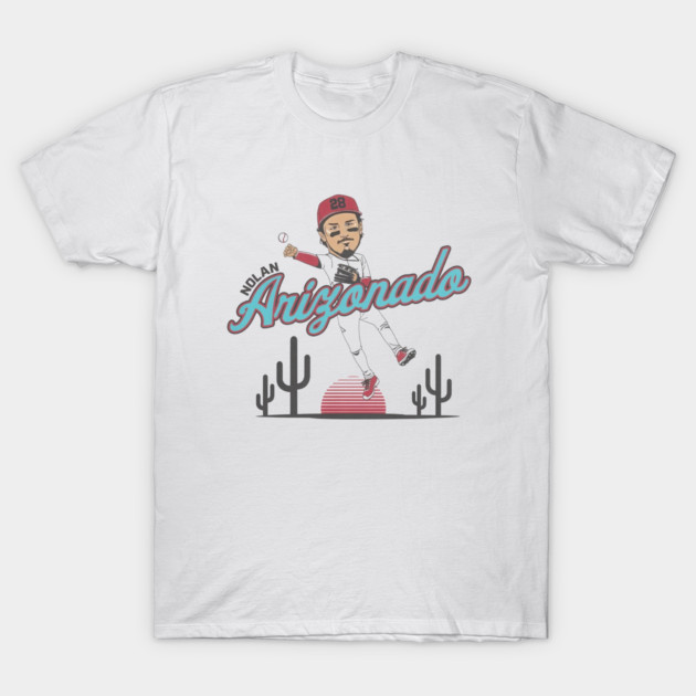 Nolan-Arenado Arizonado Caricature - Baseball - T-Shirt | TeePublic