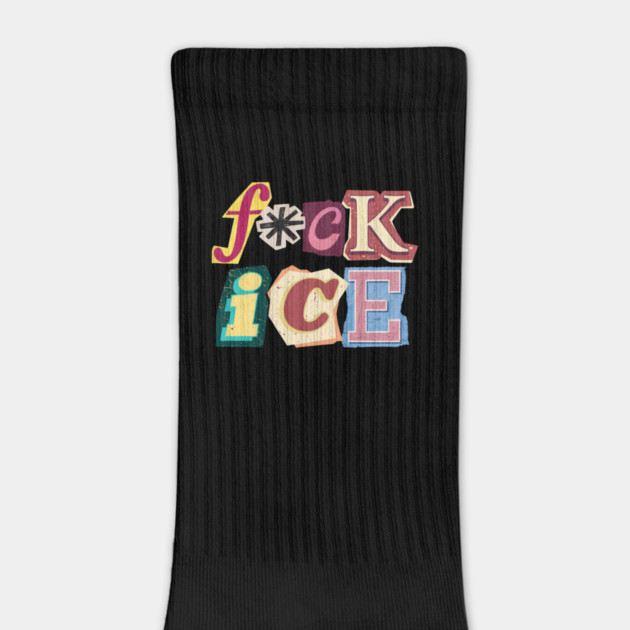 Fuck ICE Magazine Letters, Anti Trump, Anti MAGA, Protect Immigrants No ...