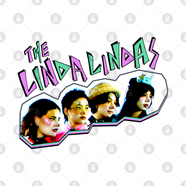 Four Face Band Member Punk Rock - The Linda Lindas - T-Shirt | TeePublic