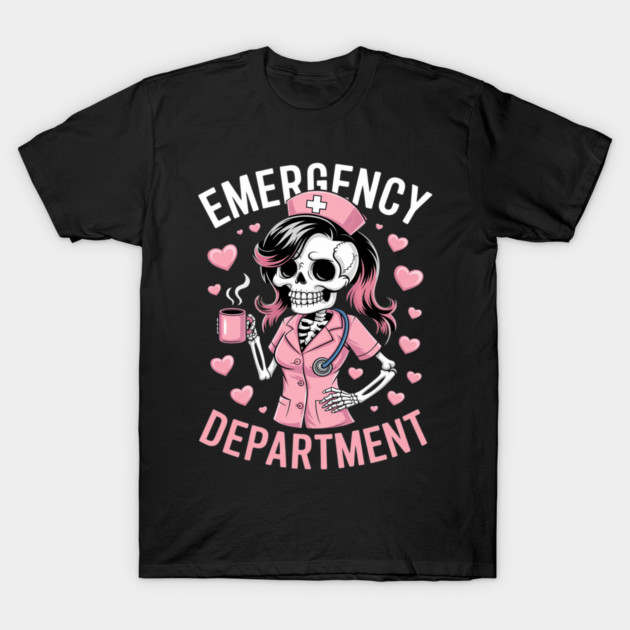 Valentine Er Nurse Emergency Department Room Skeleton Nurse - Valentine ...