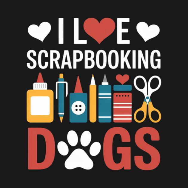 I Love Scrapbooking And Dogs Crafting - I Love Scrapbooking And Dogs ...