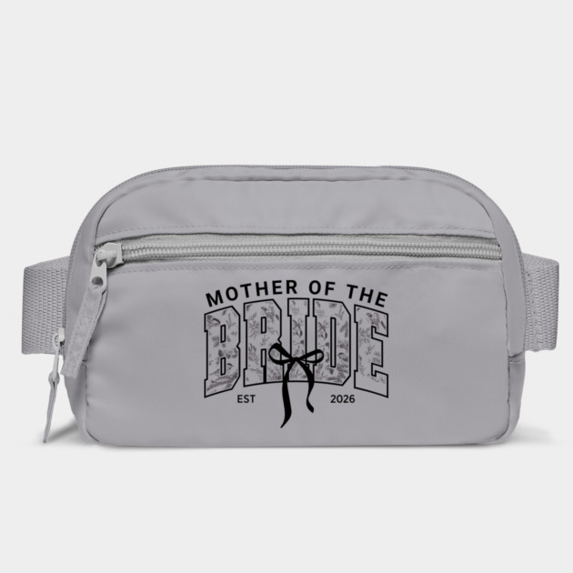 Mother Of The Bride 2026 Mrs Est 2026 Coquette Bow Black Toile ...