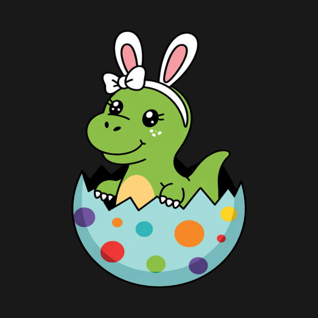 Bunny Ears Egg Easter Day Dinosaur Dino T rex 2026 - Bunny Ears Egg ...