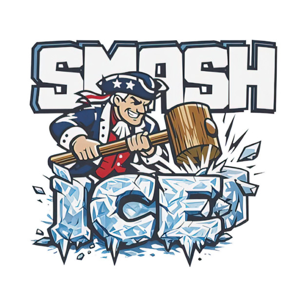 Smash ICE Abolish Graphic - Smash Ice - T-Shirt | TeePublic