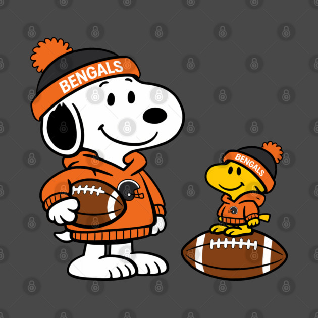 Cincinnati Bengals - Snoopy & Woodstock Football Style M149 ...