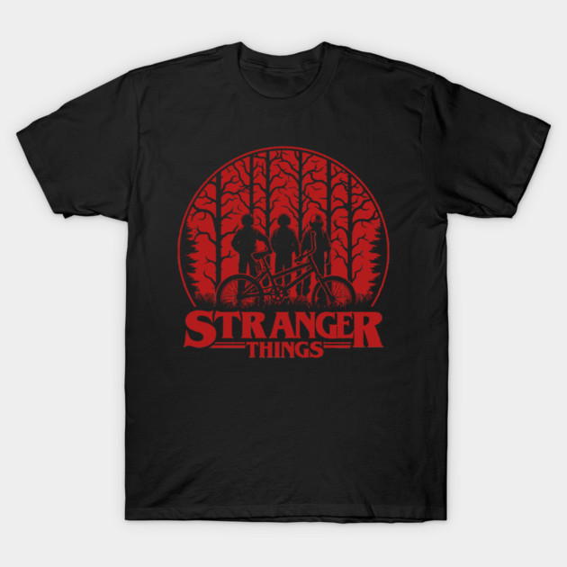 hawkins cycling club night edition - Stranger Things - T-Shirt | TeePublic
