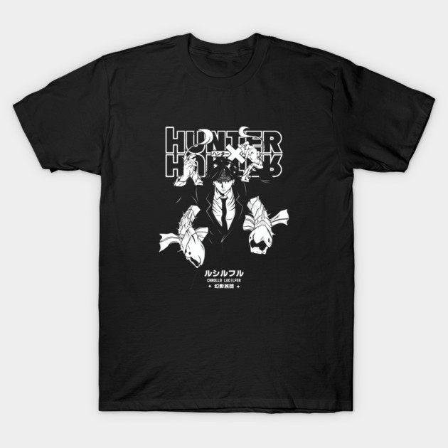 Chrollo Lucifer Hunter X Hunter Black White Art - Fan Art - T-Shirt ...
