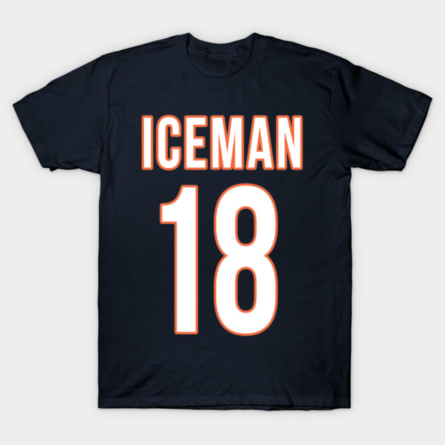 iceman chicago 18 - Chicago Bears - T-Shirt | TeePublic