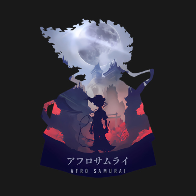 Afro Vintage Anime Manga Samurai Japan - Afro Samurai - T-Shirt | TeePublic