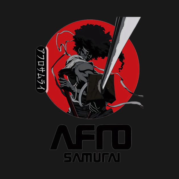 Afro Japan Anime Vintage Samurai Manga - Afro Samurai - T-Shirt | TeePublic