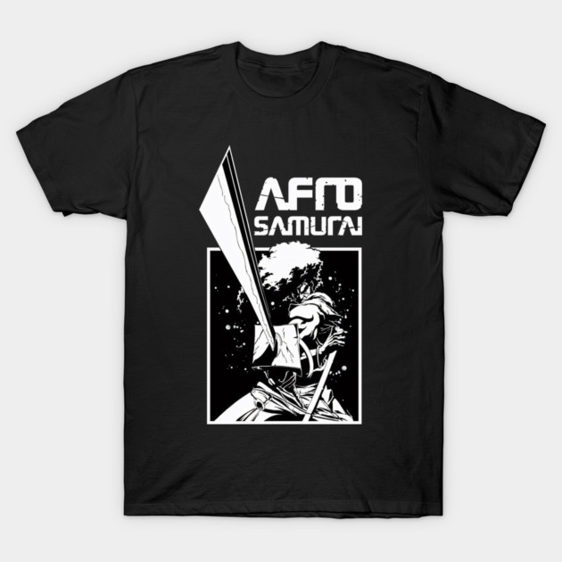 Vintage Manga Samurai Japan Anime Afro - Afro Samurai - T-Shirt | TeePublic