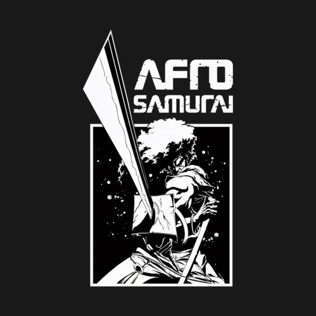 Vintage Manga Samurai Japan Anime Afro - Afro Samurai - T-Shirt | TeePublic