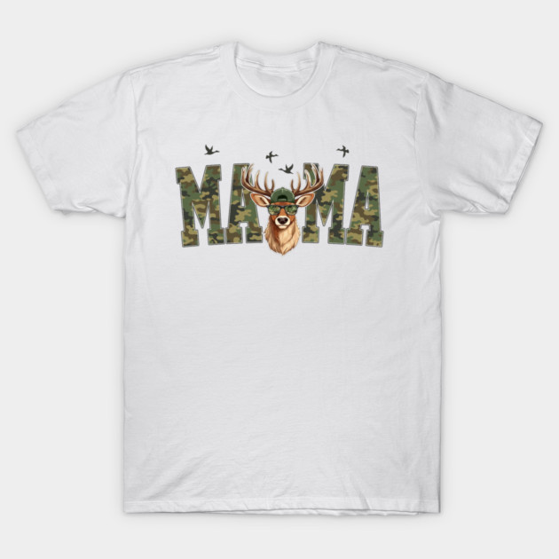 Retro Mom Hunting Camo Outdoor - Mom Hunting - T-Shirt | TeePublic