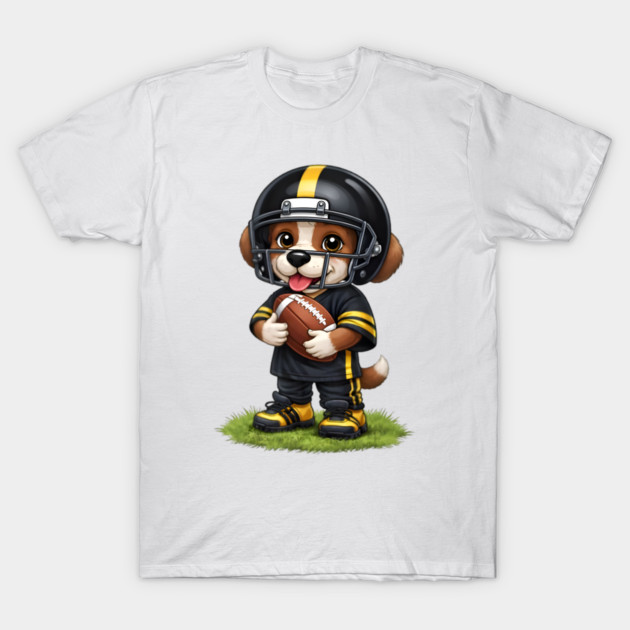 Little Football Player - Football Fan - T-Shirt | TeePublic