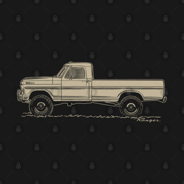 Ranger highboy - Ford F250 - T-Shirt | TeePublic