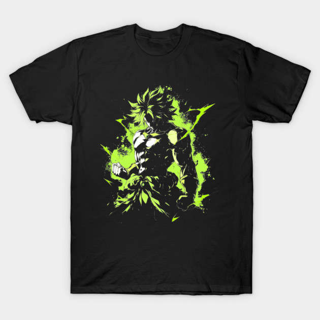 Broly Dragon Ball Super Green Aura - Broly - T-Shirt | TeePublic