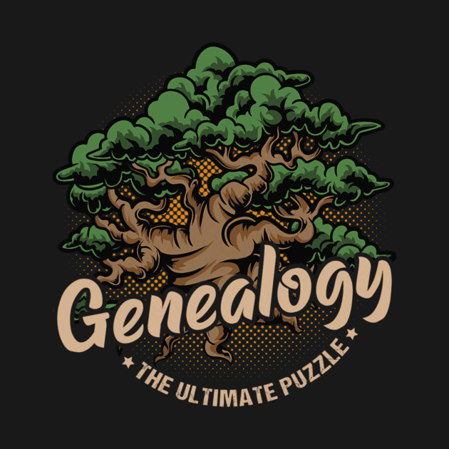 S52 Genealogy Genealogist Family Tree (160).png - Genealogy - T-Shirt ...