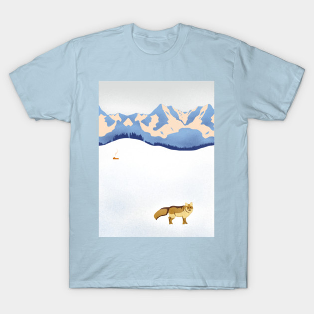 Winter Wolf - Winter - T-Shirt | TeePublic