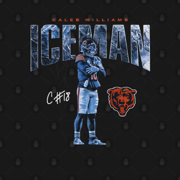 Caleb-Williams-iceman-Chicago-Bears - Chicago Bears - T-Shirt | TeePublic