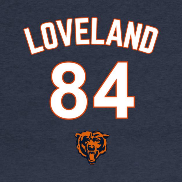 Colston Loveland Chicago Bears 84 - Colston Loveland - T-Shirt | TeePublic