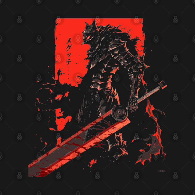 Guts Berserk Fan Art Graphic - Guts - T-Shirt | TeePublic