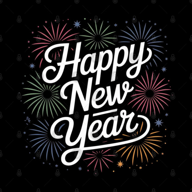 Happy New Year Party Supplies 2026 Family Matching Fireworks - Happy ...