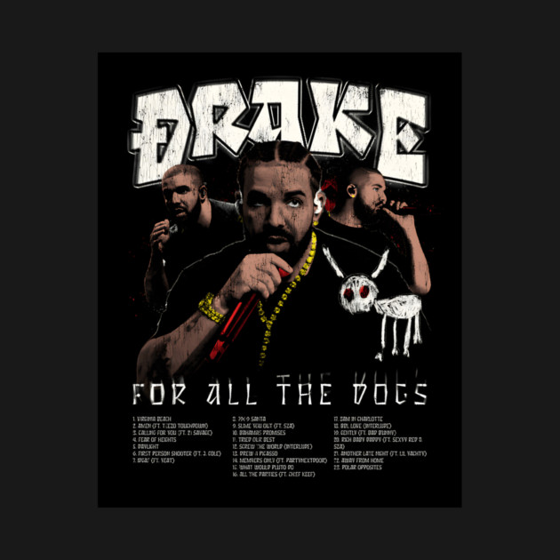 Drake For All The Dogs - Drake Album Custom - T-Shirt | TeePublic