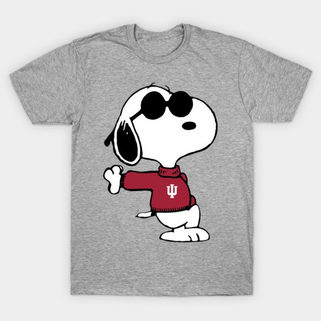 Cool Snoopy Indiana Hoosiers - Indiana Hoosiers - T-Shirt | TeePublic