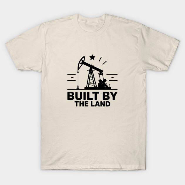 Built By The Land Industrial Oil Rig Energy Heritage Art - Oil Industry ...