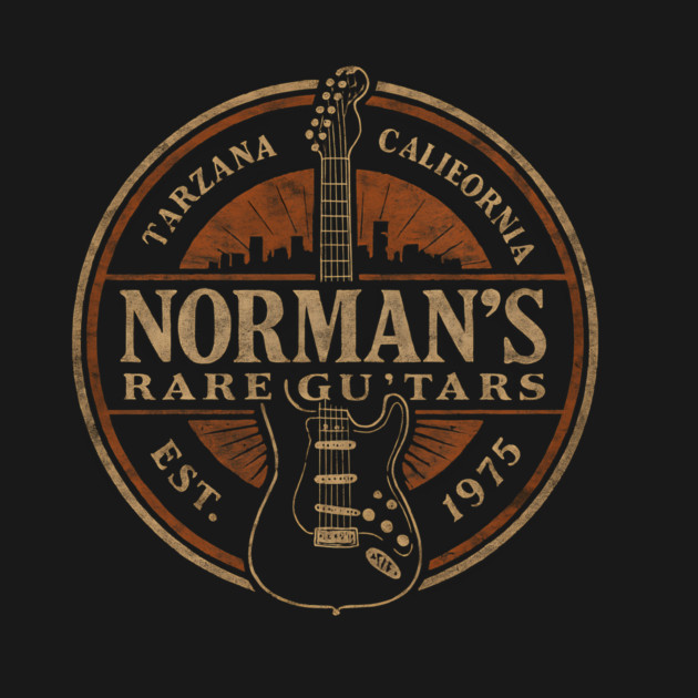 Nor’s Rare Guitars - Custom Printed Wear - T-Shirt | TeePublic