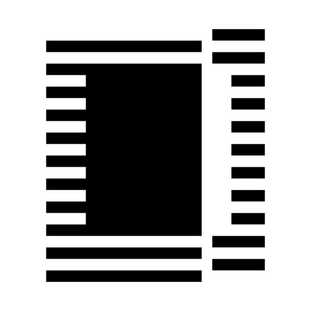 bold lines square - Square - T-Shirt | TeePublic