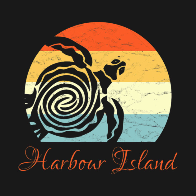 Turtle Pet Harbour Island Bahamas Retro Sea Turtle Vacation - Turtle ...