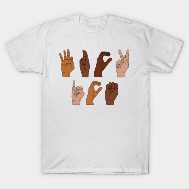 F*ck ICE Hand Sign Language - Hand Sign Language - T-Shirt | TeePublic
