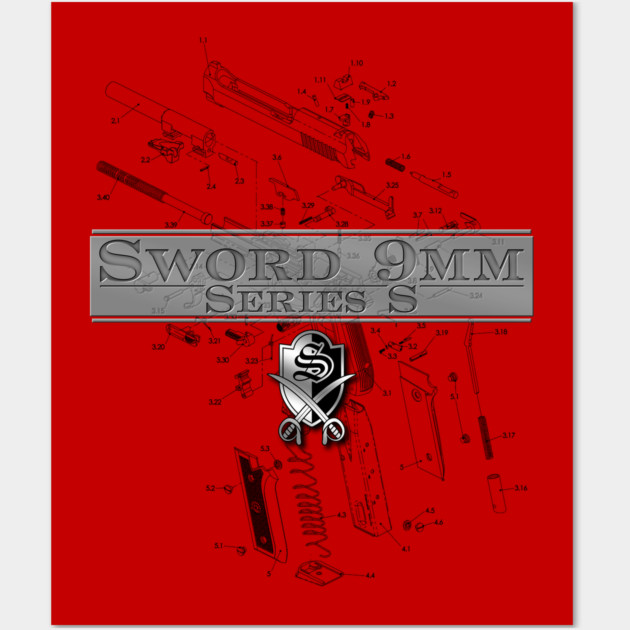 Sword 9mm Series S Diagram - Verona Beach - Posters and Art Prints ...