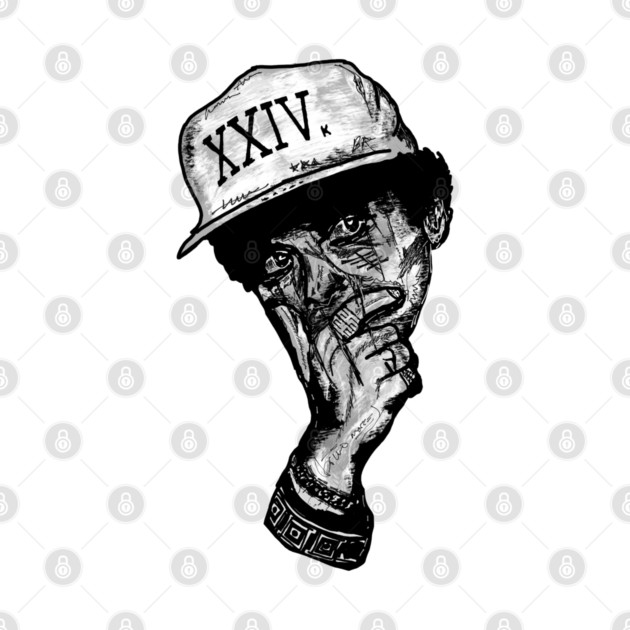 Bruno mars XXIV VINTAGE - Rapper - T-Shirt | TeePublic