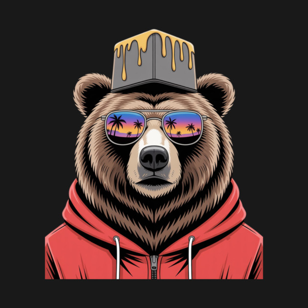 Melty Cheese Grater Helmet Bear - Melty Cheese Grater Helmet Bear - T ...