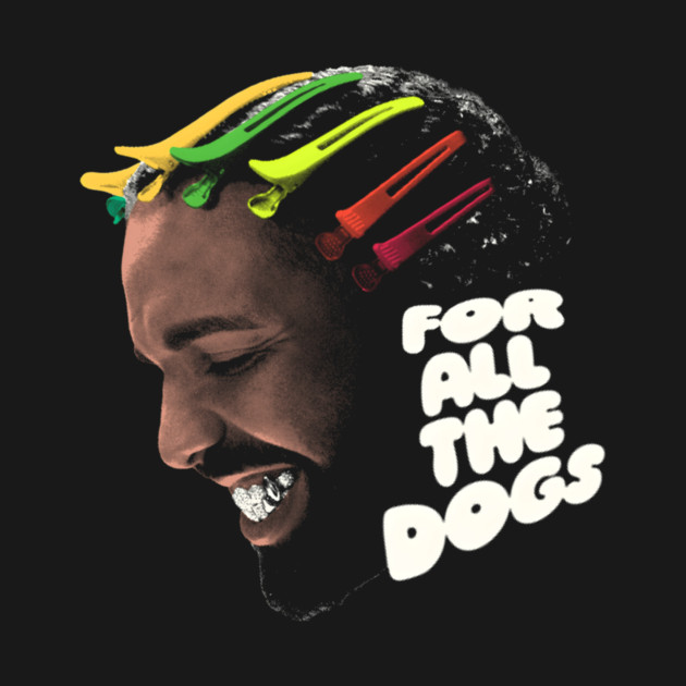 For All The Dogs - Drake Head - Drake Album Artwork - T-Shirt | TeePublic