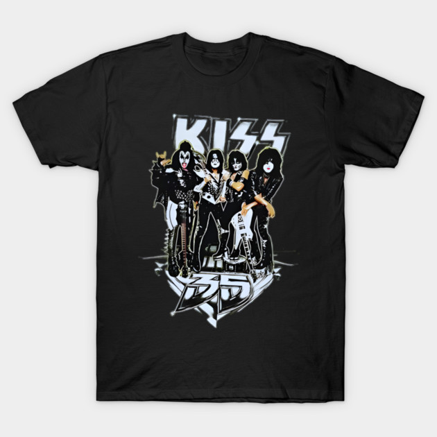 KISS Band Rock and Roll Design - Kiss - T-Shirt | TeePublic