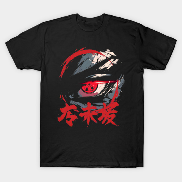 Uchiha Sharingan Red Eye Art - Sharingan - T-Shirt | TeePublic