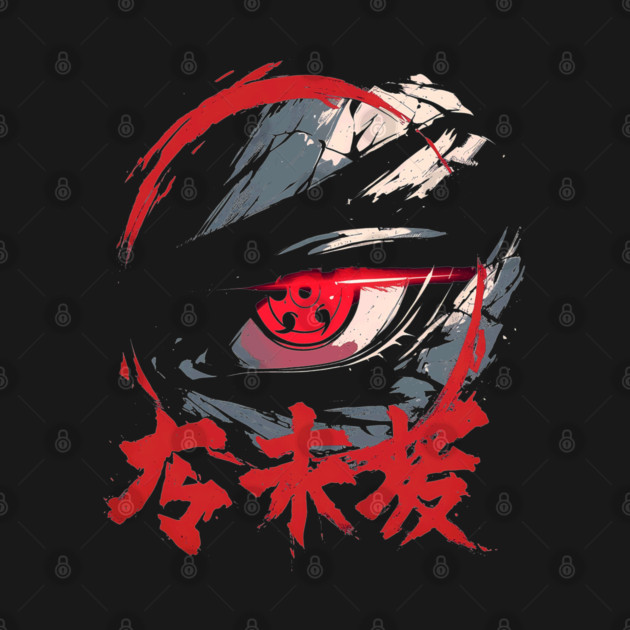 Uchiha Sharingan Red Eye Art - Sharingan - T-Shirt | TeePublic