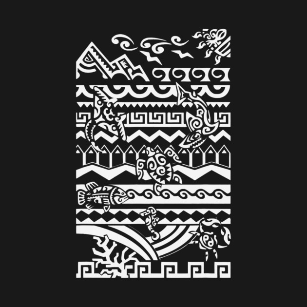 Turtle Pet Polynesia Tribal Hawaiian Maori Sun Sea Turtle Animal 1 ...