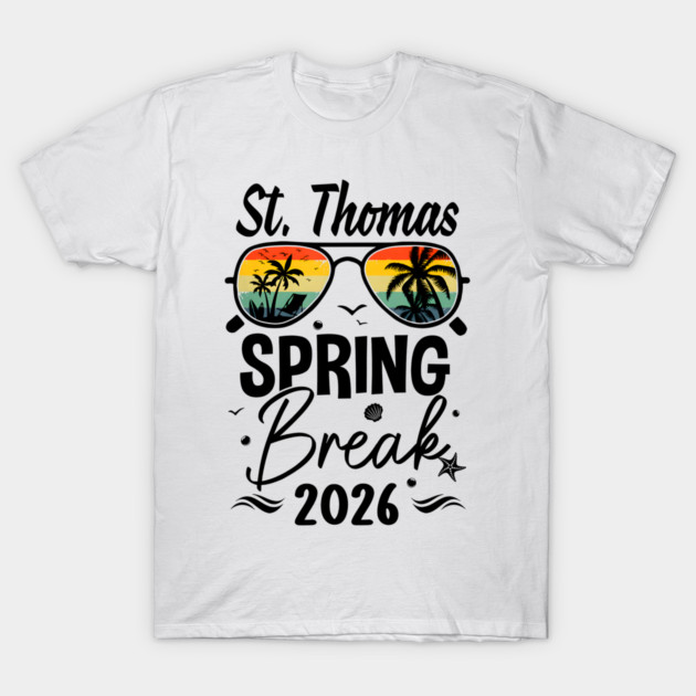 St. Thomas Spring Break 2026 Sunglasses Tropical Beach Vacation - St ...