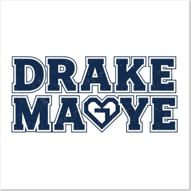 Drake Maye Retro Collegiate Football - Drake Maye Retro Collegiate ...