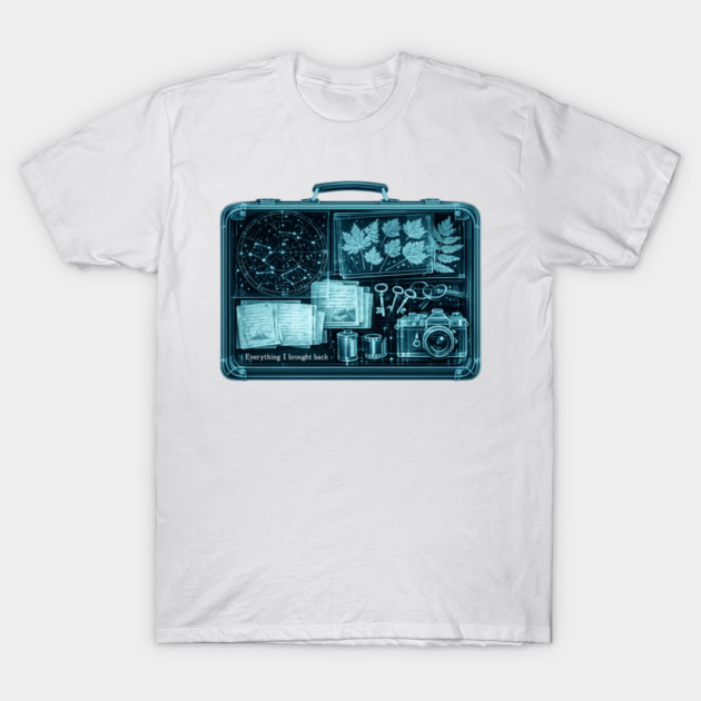 X-Ray Suitcase: Everything I Brought Back - X Ray Suitcase - T-Shirt ...