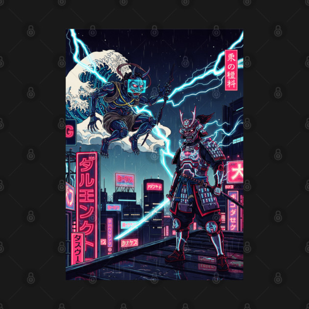 Samurai vs Oni - Samurai - T-Shirt | TeePublic