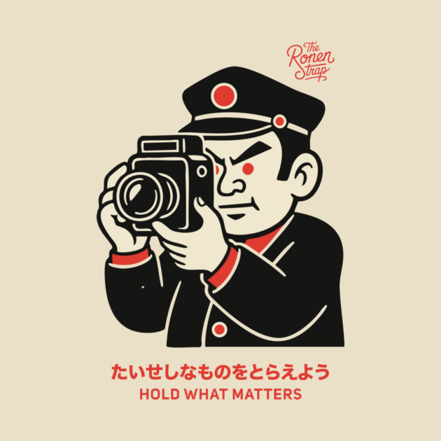 Hold What Matters - Retro Vintage Japanese Photographer - T-Shirt ...