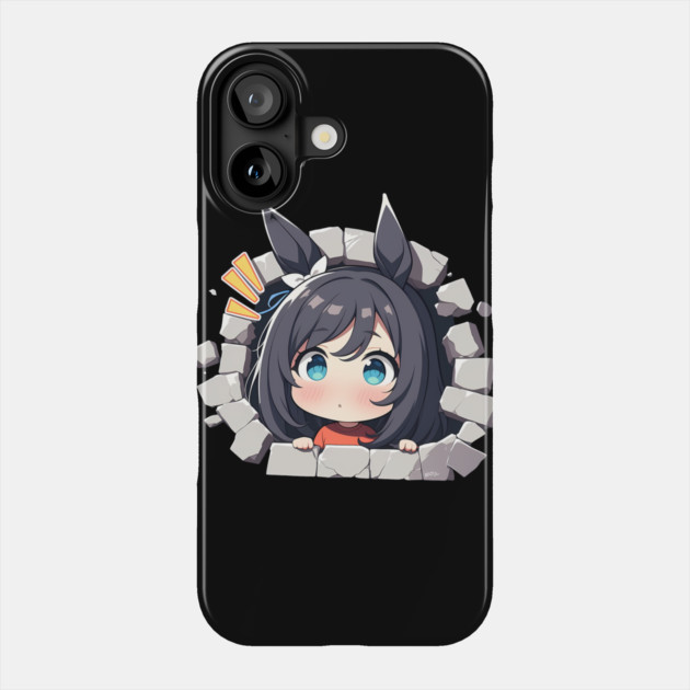 Eishin Flash Peeking Chibi Uma Musume Pretty Derby Anime Girl - Eishin ...