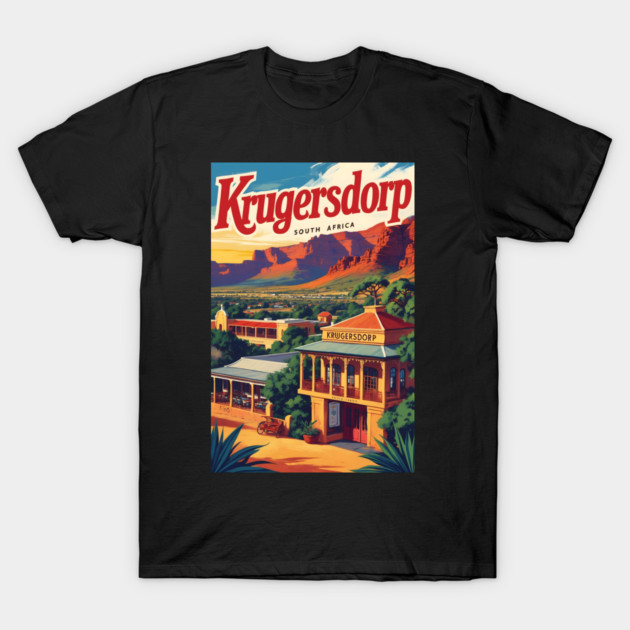 KRUGERSDORP South Africa Vintage Poster Tourism Travel - Krugersdorp ...